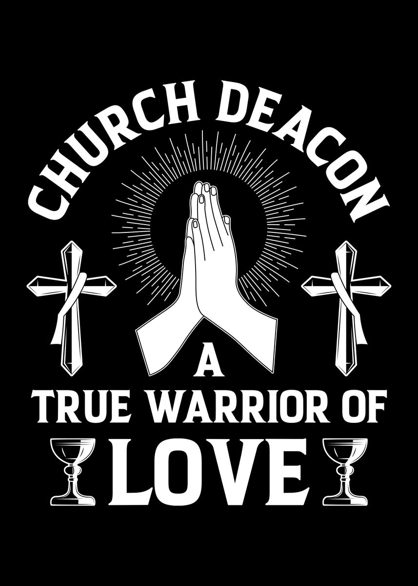 'Church Deacon Religion' Poster, picture, metal print, paint by Michael ...