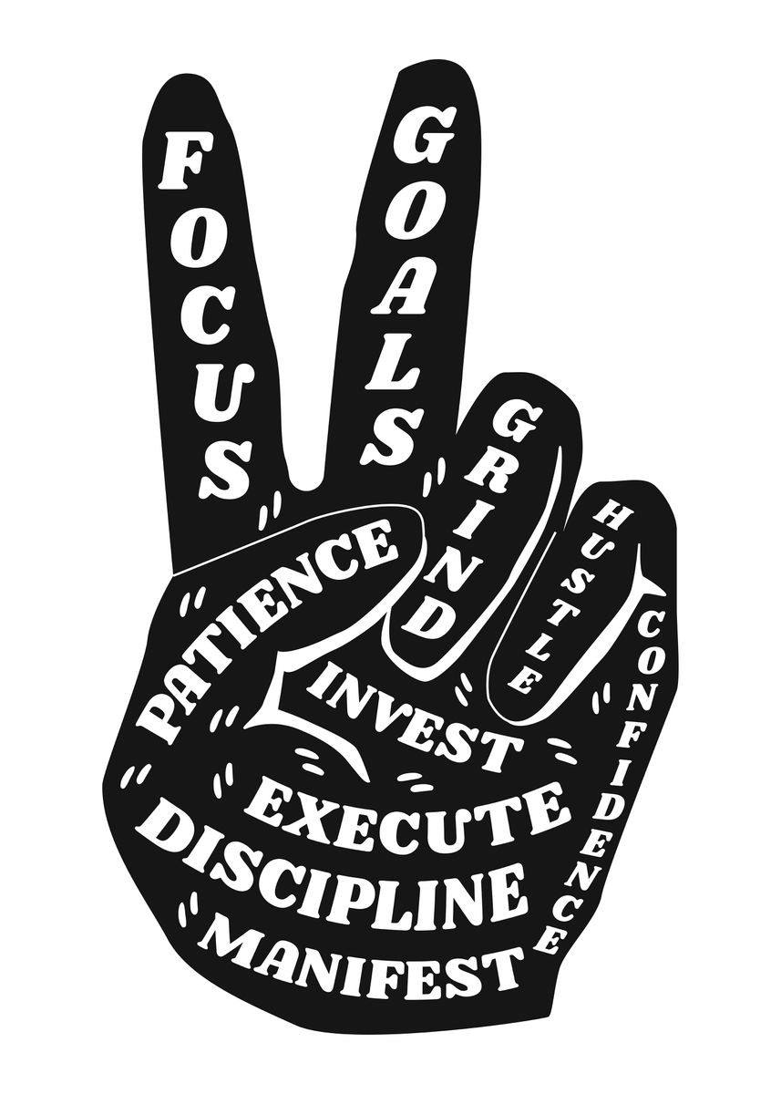 'Peace Sign ' Poster, picture, metal print, paint by Cool Worker | Displate