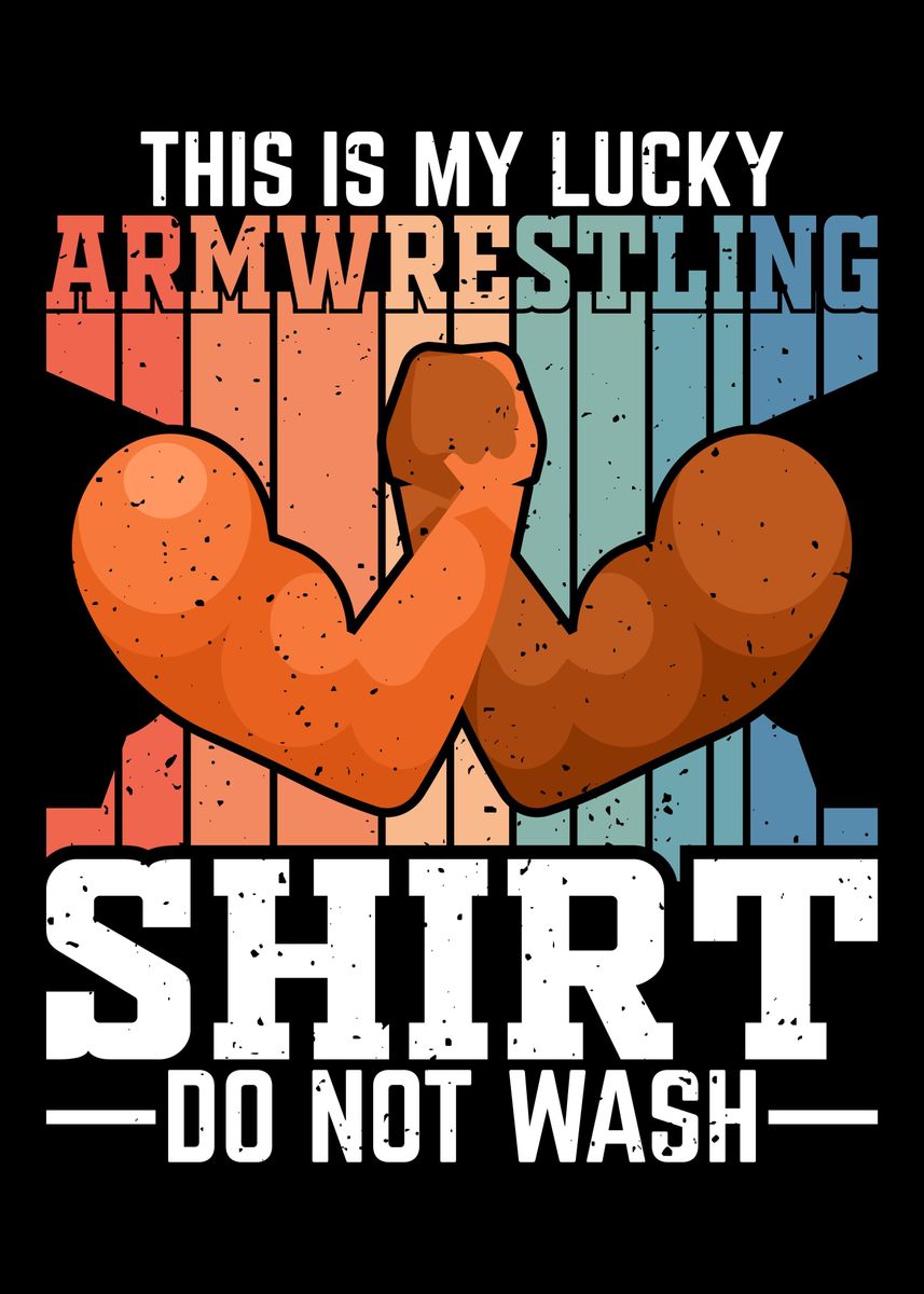 'Arm Wrestler' Poster, picture, metal print, paint by AestheticAlex ...