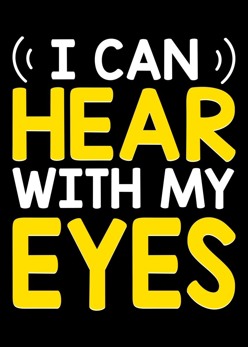 'Deaf Pride Awareness ASL' Poster, picture, metal print, paint by ...