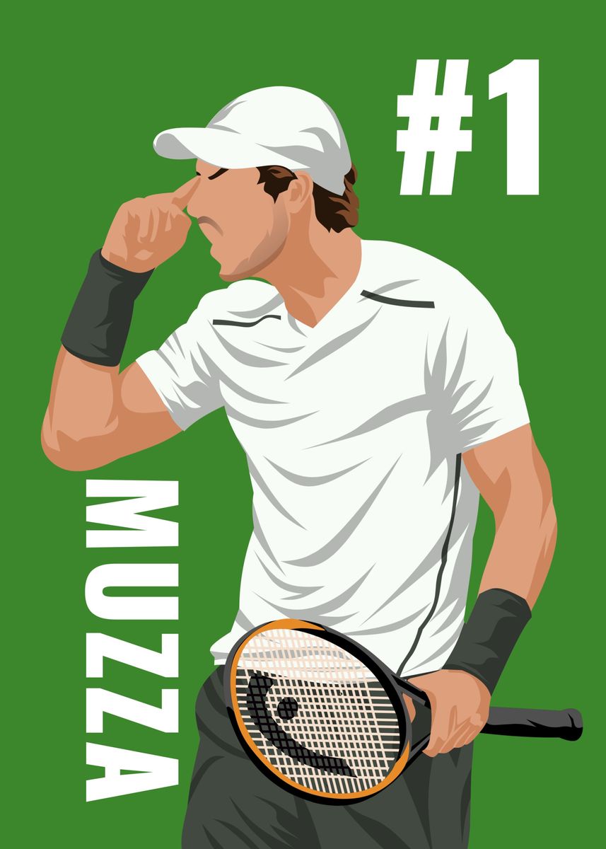 'Andy Murray' Poster, picture, metal print, paint by Miracle Studio ...