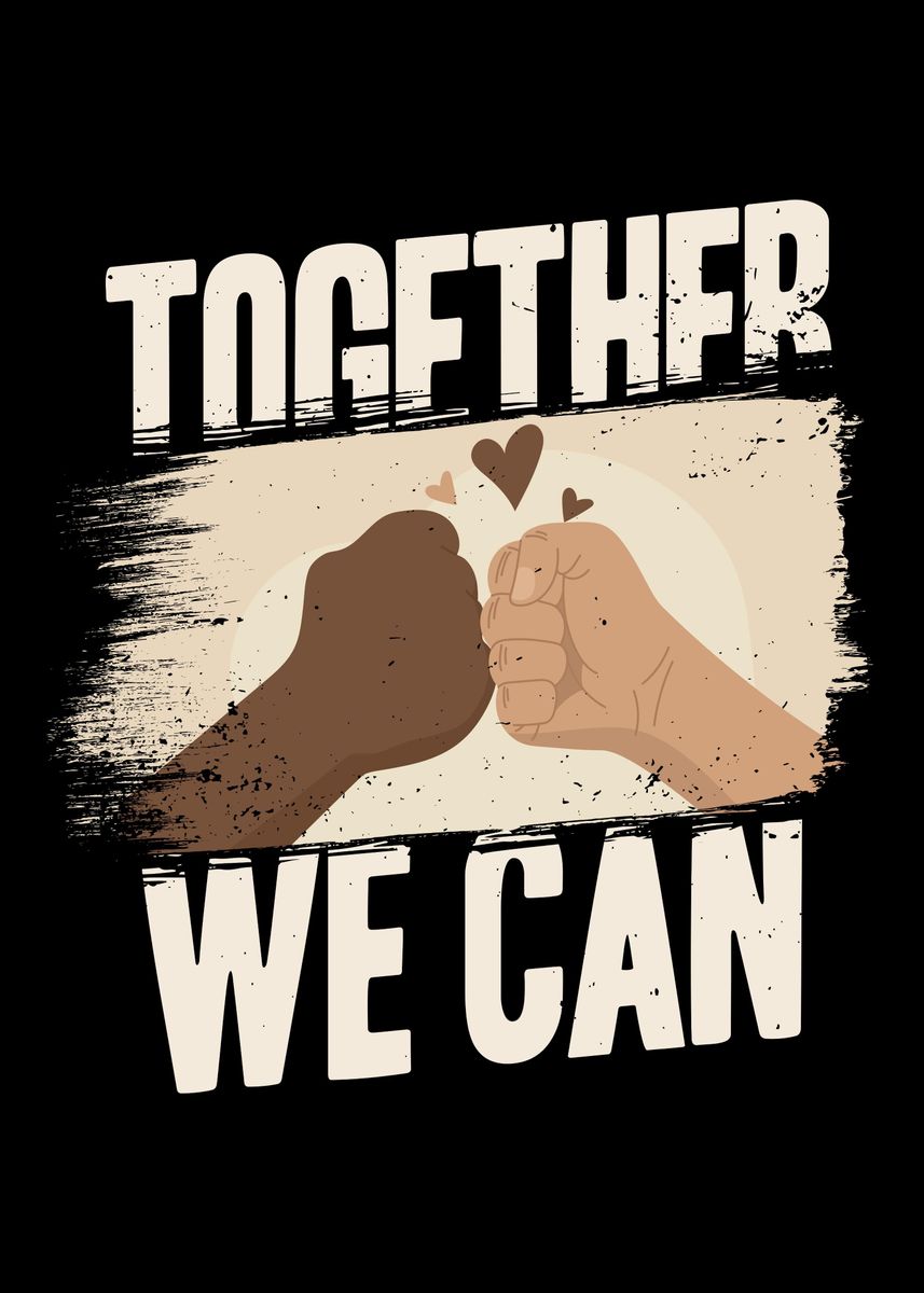 'Anti Racism' Poster, picture, metal print, paint by CrazySquirrel ...