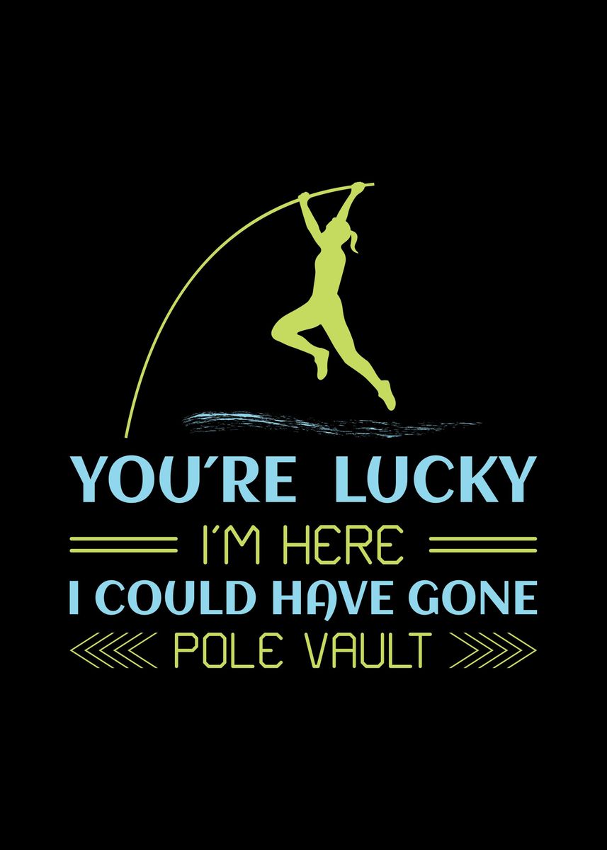 'Pole Vault' Poster, picture, metal print, paint by Sebastian Wünsche ...