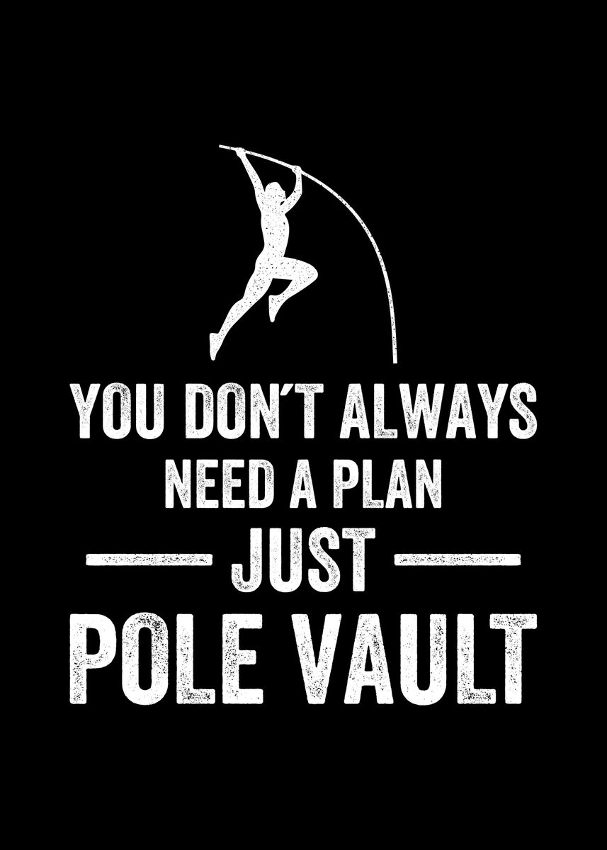 'Pole Vault' Poster, picture, metal print, paint by Sebastian Wünsche ...