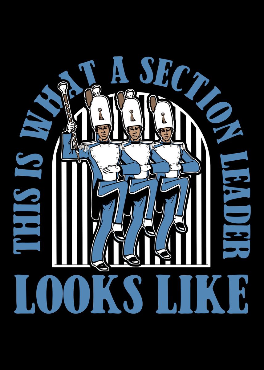 'Marching Band Leader' Poster, picture, metal print, paint by ...