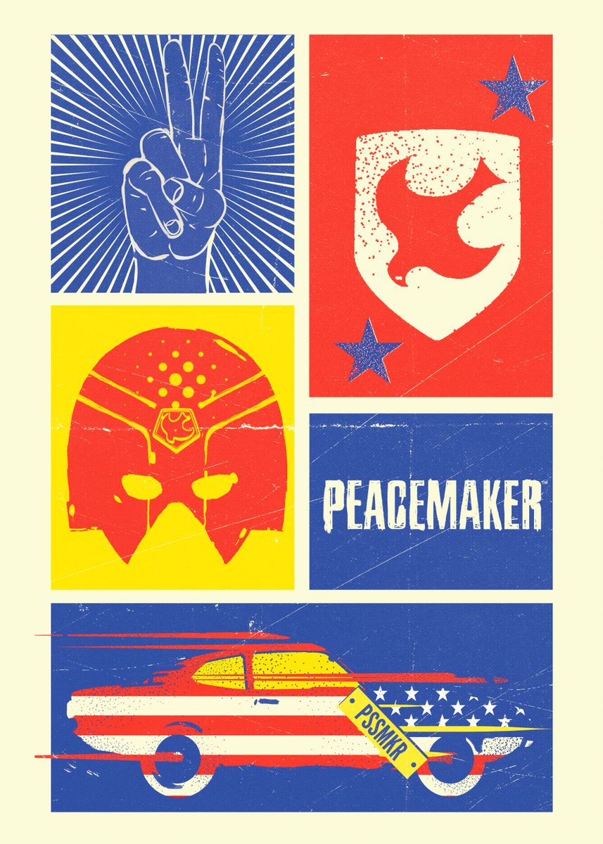 'Peace' Poster, picture, metal print, paint by DC Comics | Displate