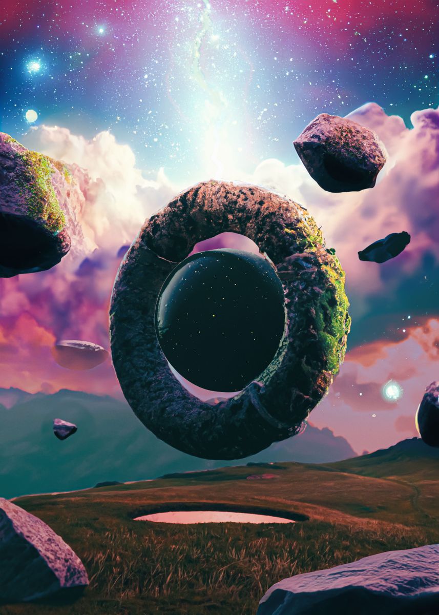 'Rocky Ring Statue' Poster, picture, metal print, paint by ...