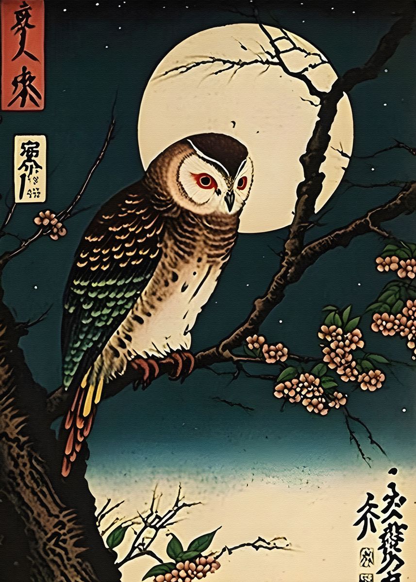 Japanese Prints Bird