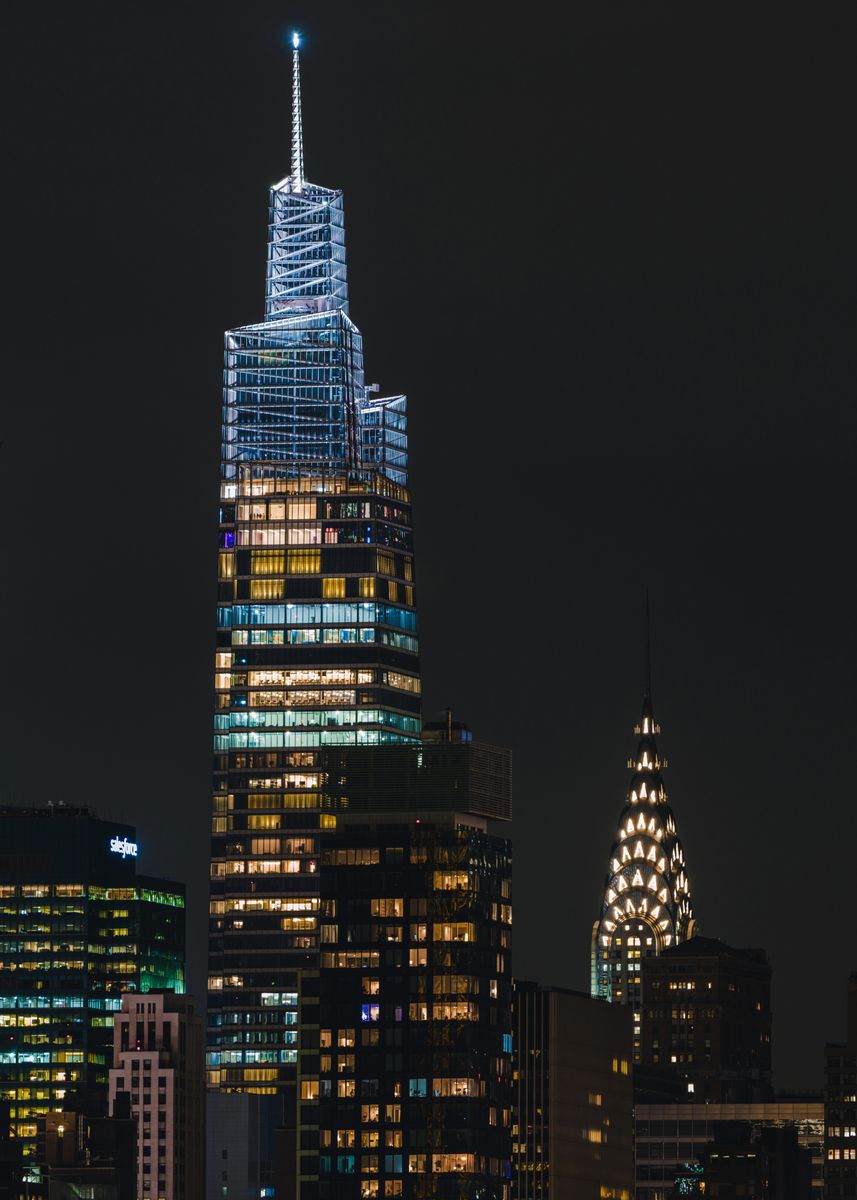 'One Vanderbilt' Poster, picture, metal print, paint by Planet ...