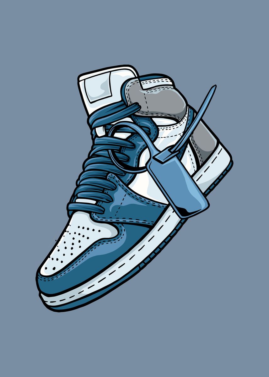 'Classic Blue' Poster by Iqbal harris | Displate