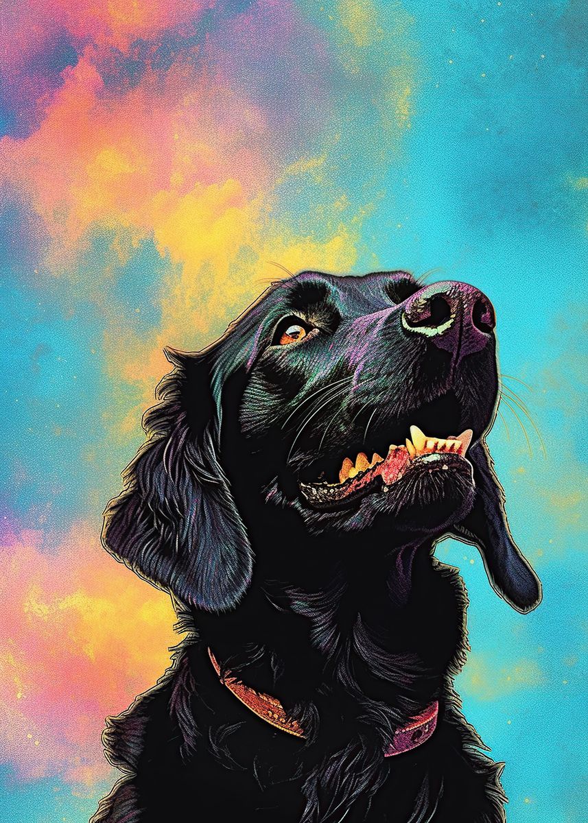 'Graceful Midnight Artwork' Poster, picture, metal print, paint by ...