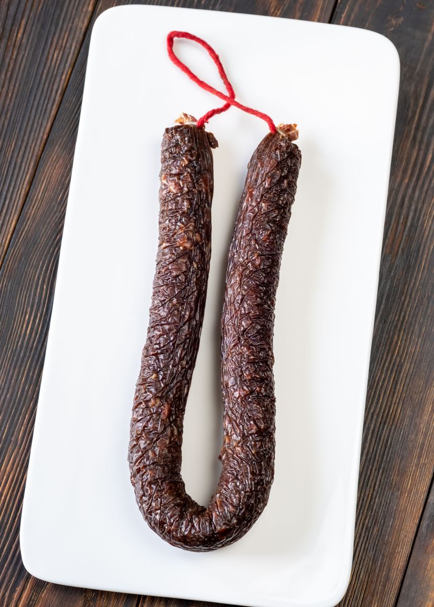 'Spanish chorizo sausage' Poster, picture, metal print, paint by ...