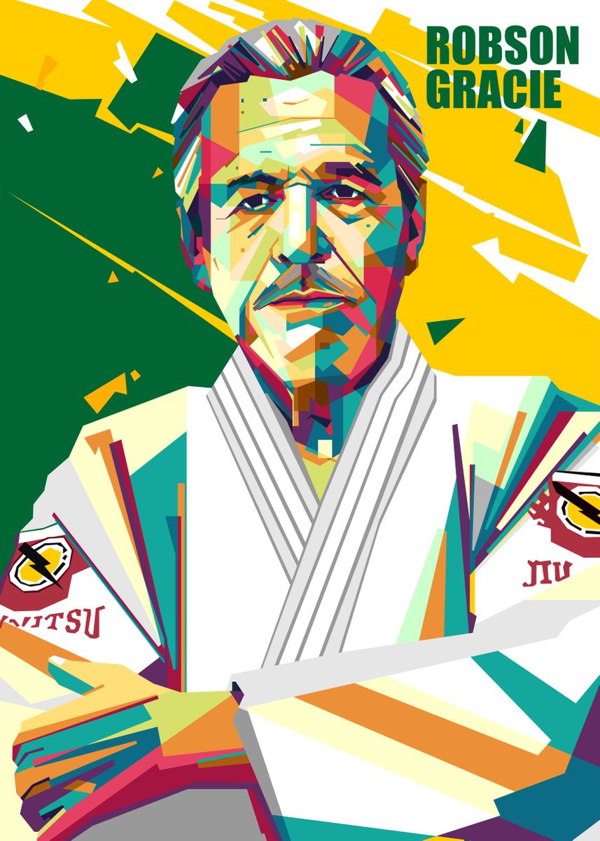 'robson gracie' Poster by Fill Artwork | Displate