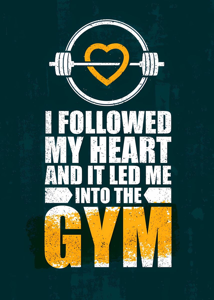 'Gym motivational quote' Poster by Suli Suki | Displate