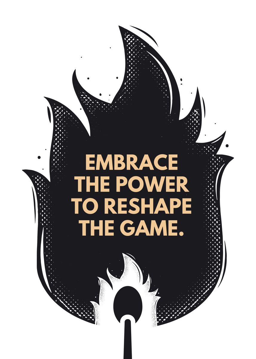 'Embrace The Power' Poster, picture, metal print, paint by janine ...