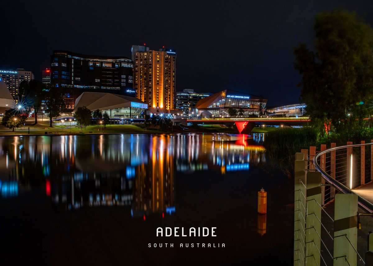 'Adelaide ' Poster by Famous City | Displate