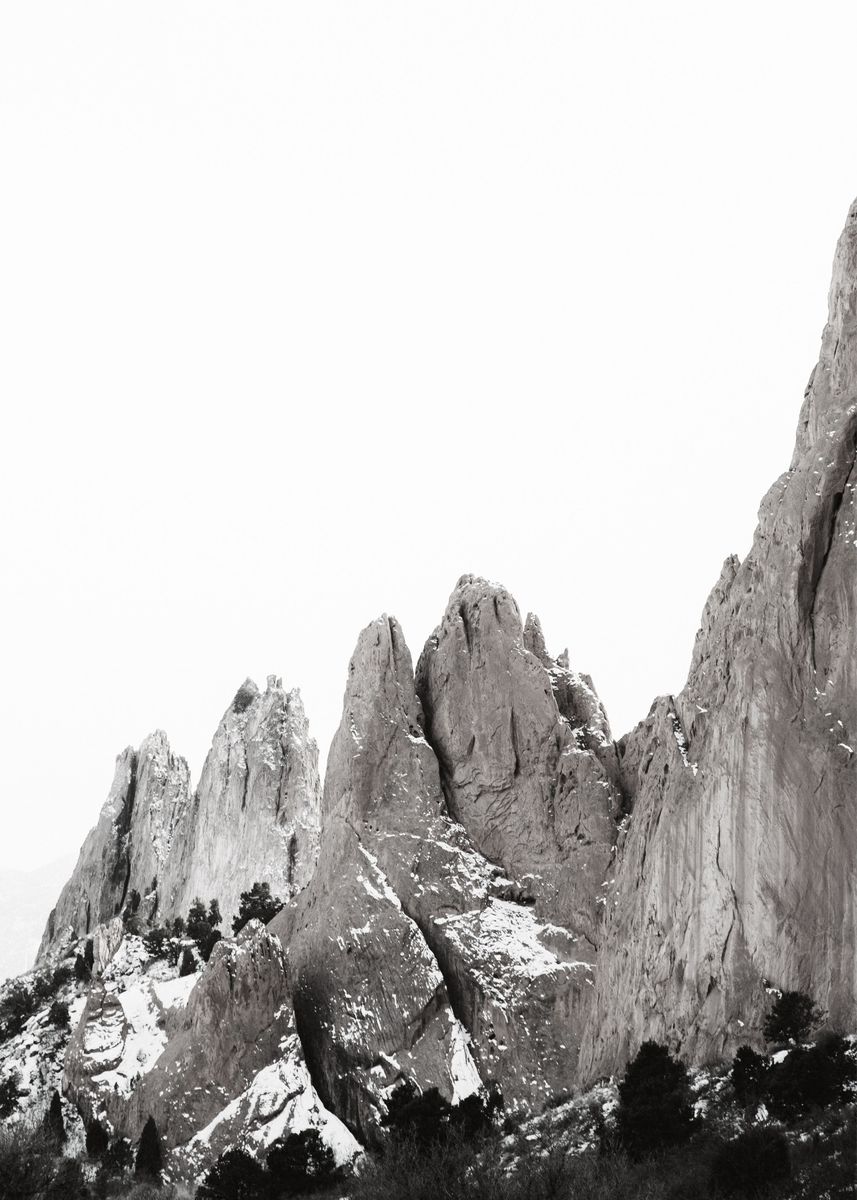 'MOUNTAIN EDGE' Poster, picture, metal print, paint by LuckStory | Displate