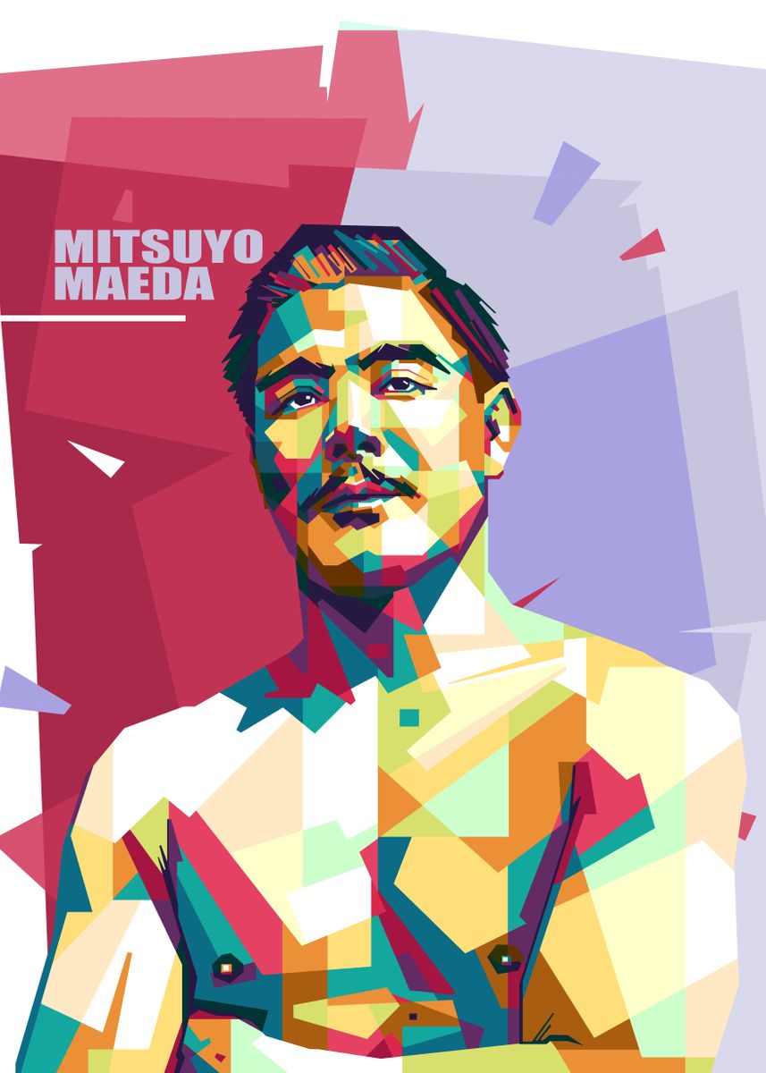 'mitsuyo maeda' Poster, picture, metal print, paint by Fill Artwork ...