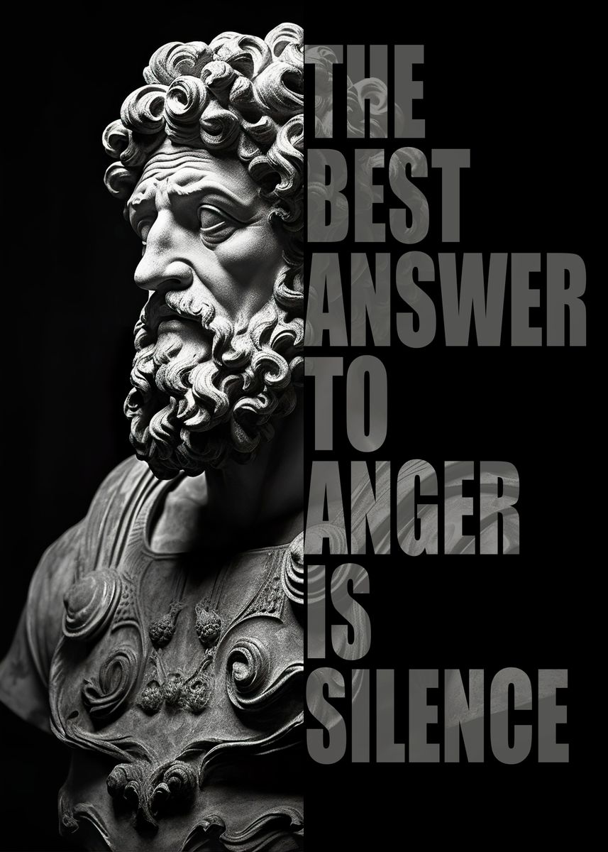 'Stoic Stoicism Quote ' Poster, picture, metal print, paint by MaluBobo ...