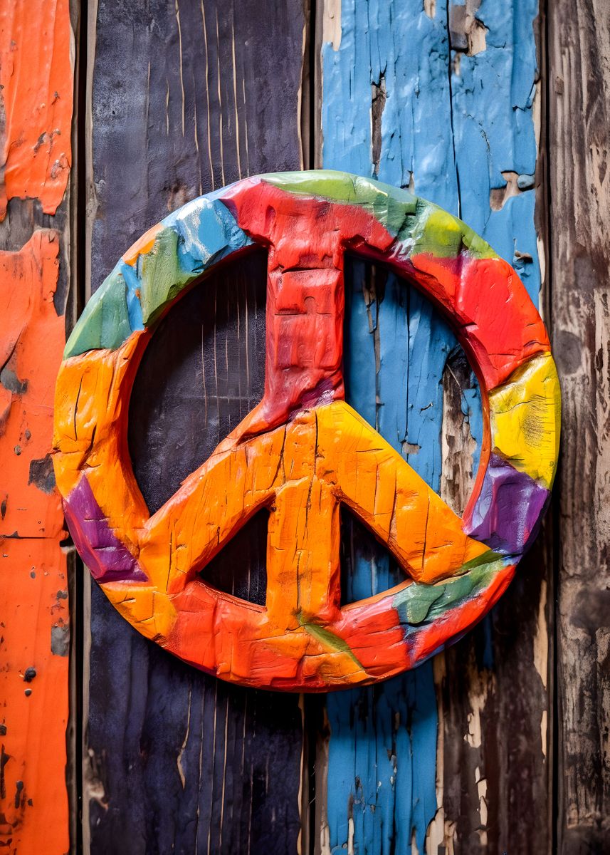 'Peace' Poster, picture, metal print, paint by Steel Canvas Creations ...