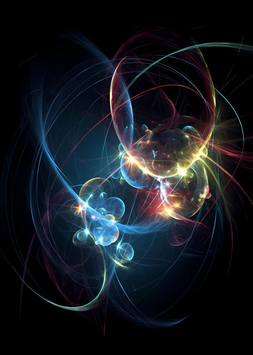 'Quantum Physics' Poster by Frank Hirschle | Displate