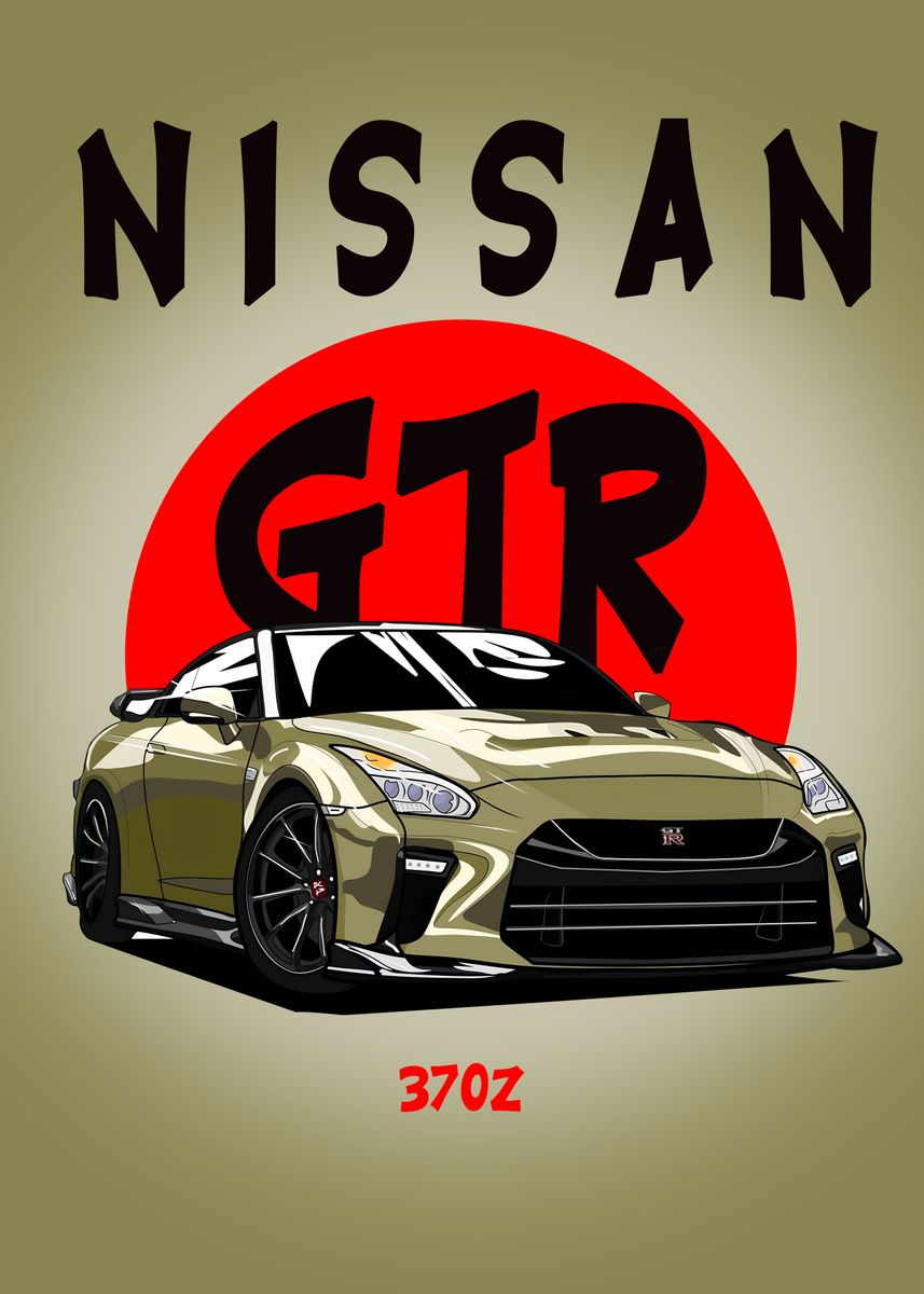 'Nissan 370Z' Poster, picture, metal print, paint by clickshopposter ...