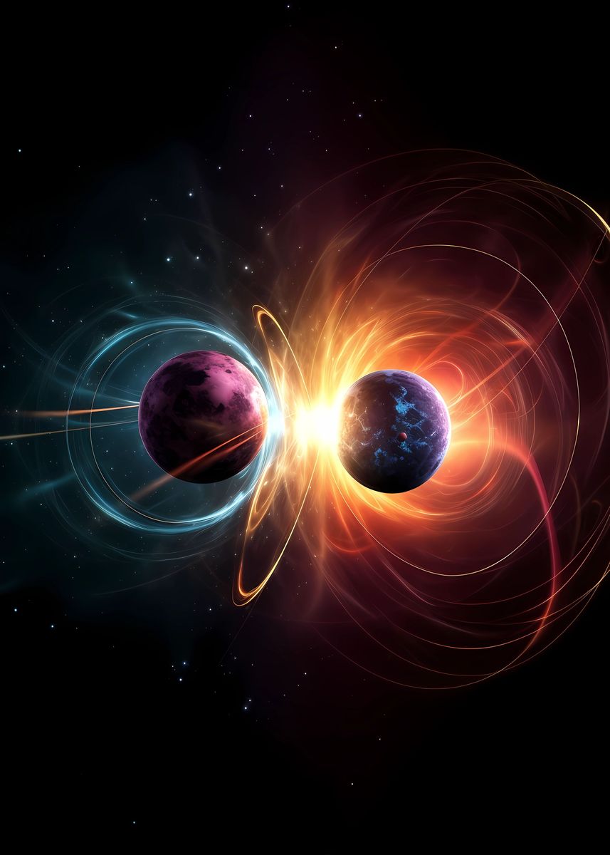 'Quantum and Classical' Poster, picture, metal print, paint by Frank ...