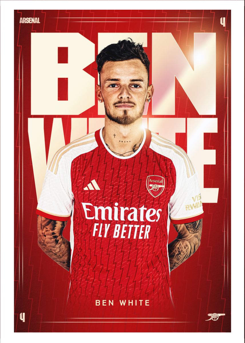 'Ben White' Poster by Arsenal | Displate