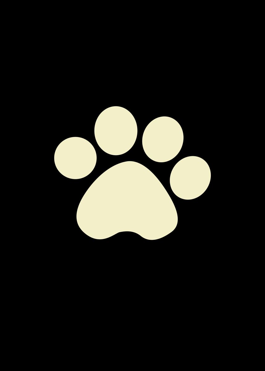 'Cat Paws' Poster, picture, metal print, paint by Muezzahero | Displate