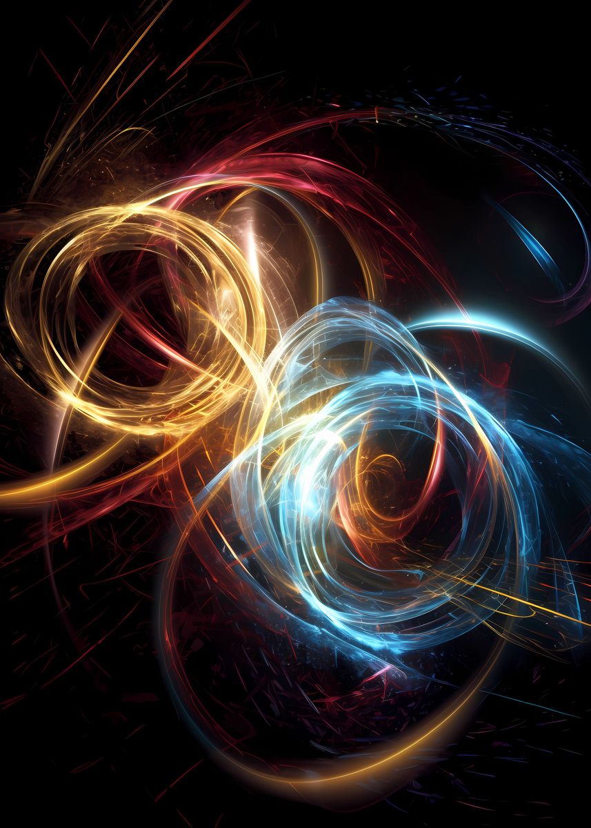 'Quantum Classical' Poster, picture, metal print, paint by Frank ...
