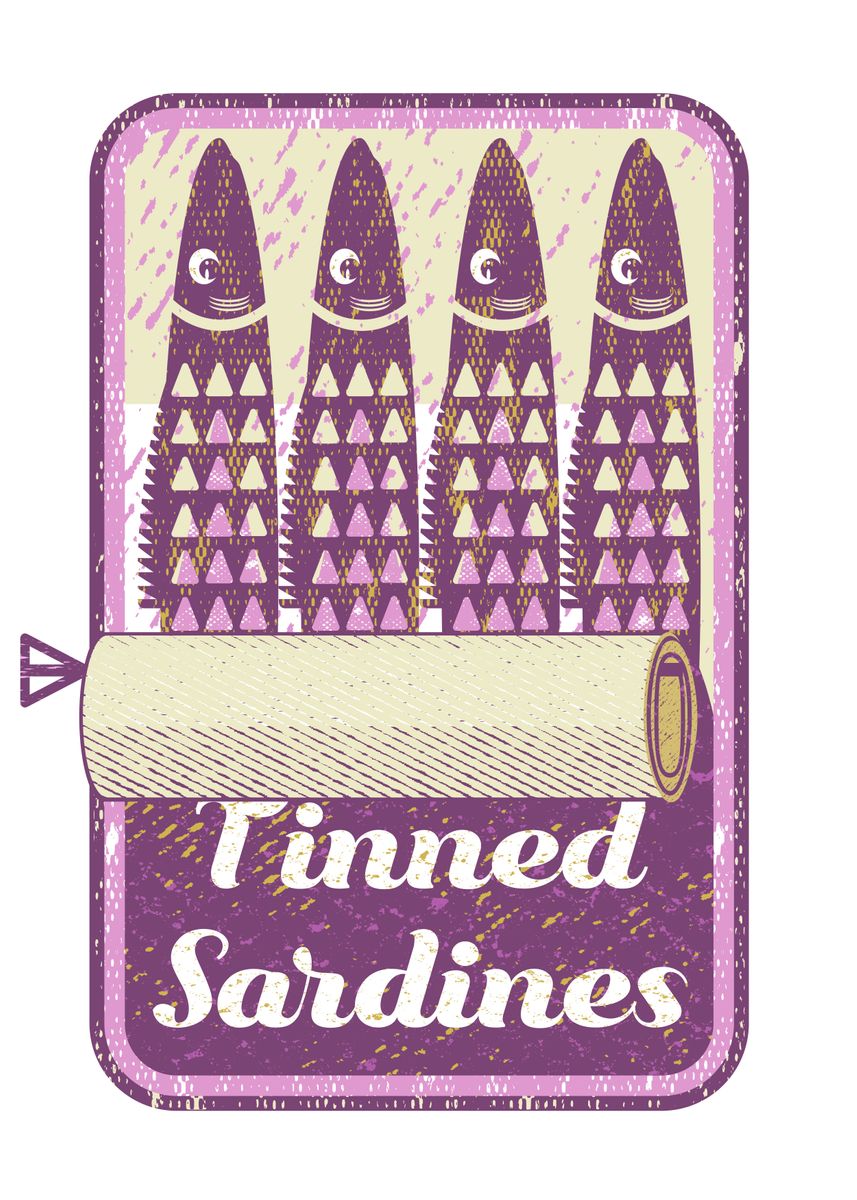 'Sardines' Poster by mailbox disco | Displate