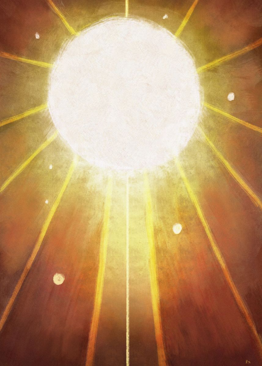 'THE SUN' Poster, picture, metal print, paint by Alessia H Valastro ...