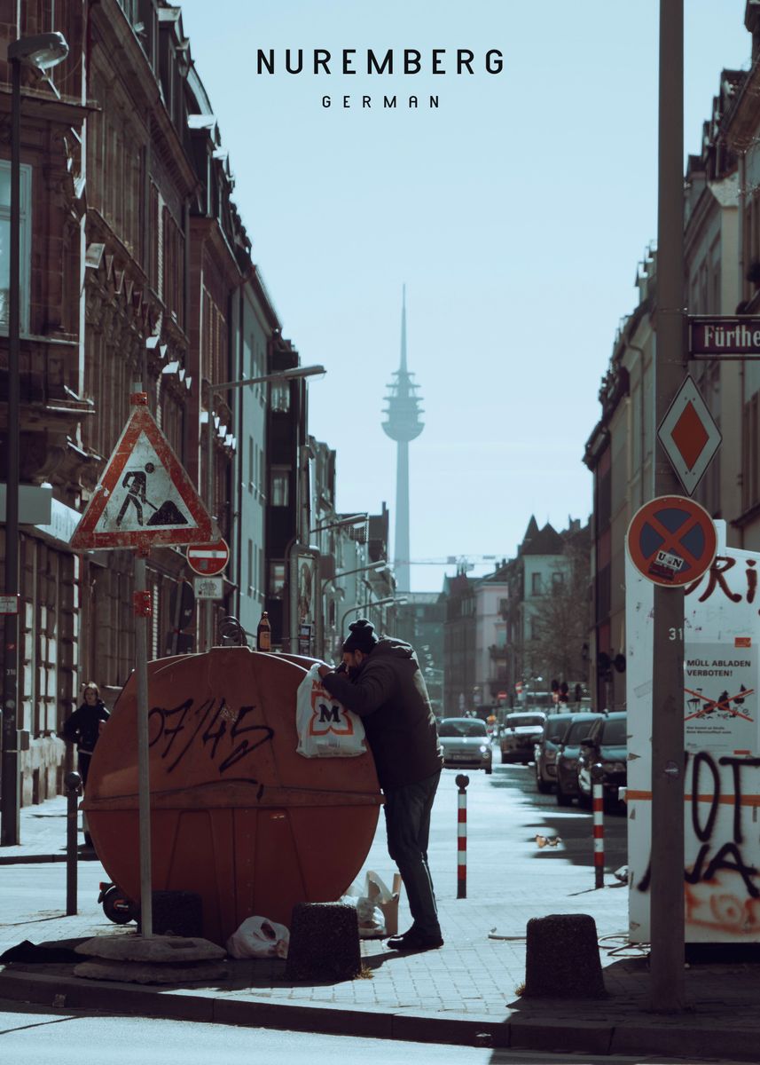 'Nuremberg ' Poster, picture, metal print, paint by Explore Universe ...