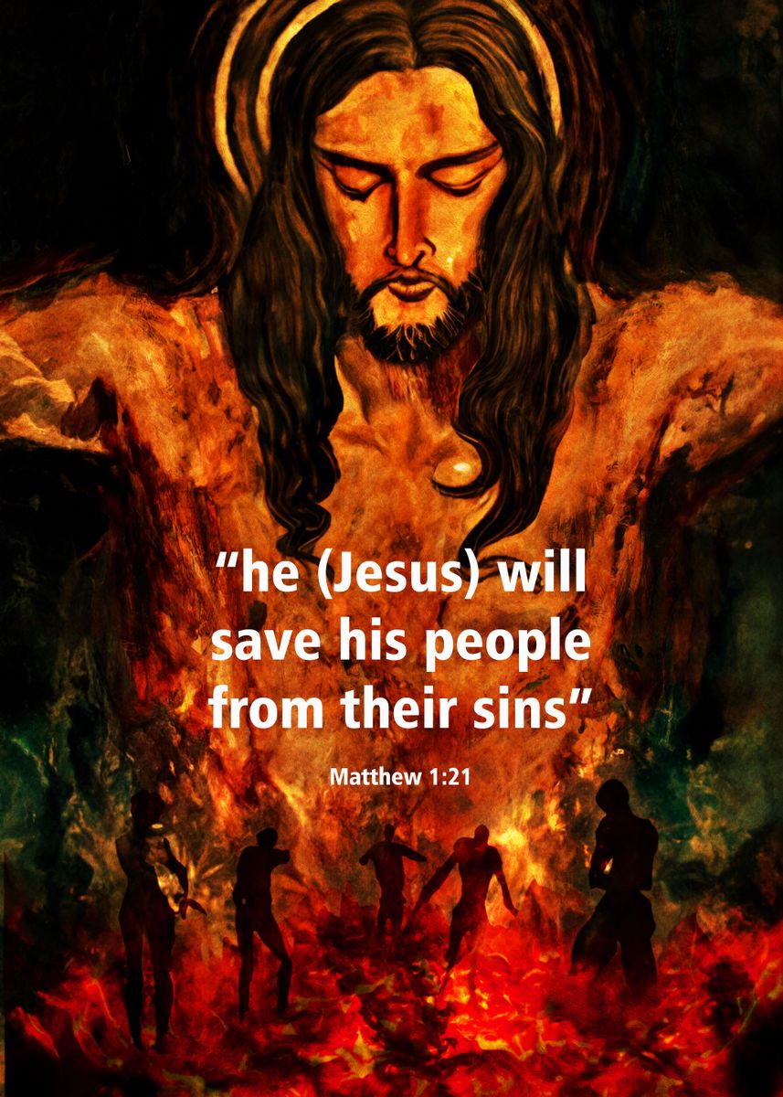 'Jesus the Savior' Poster, picture, metal print, paint by Popart ...