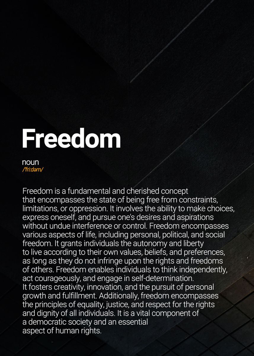 'Freedom' Poster, picture, metal print, paint by Mr Penguin | Displate