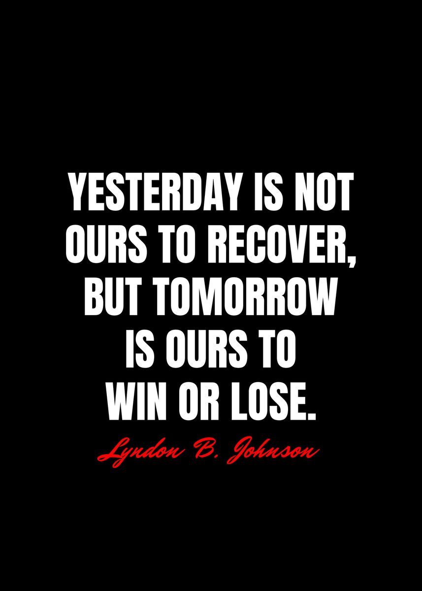 'Lyndon B Johnson Quotes' Poster, picture, metal print, paint by Best ...