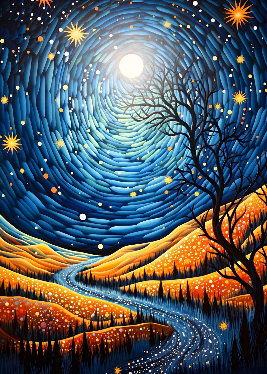 'Celestial Dreams' Poster, picture, metal print, paint by Steel Canvas ...