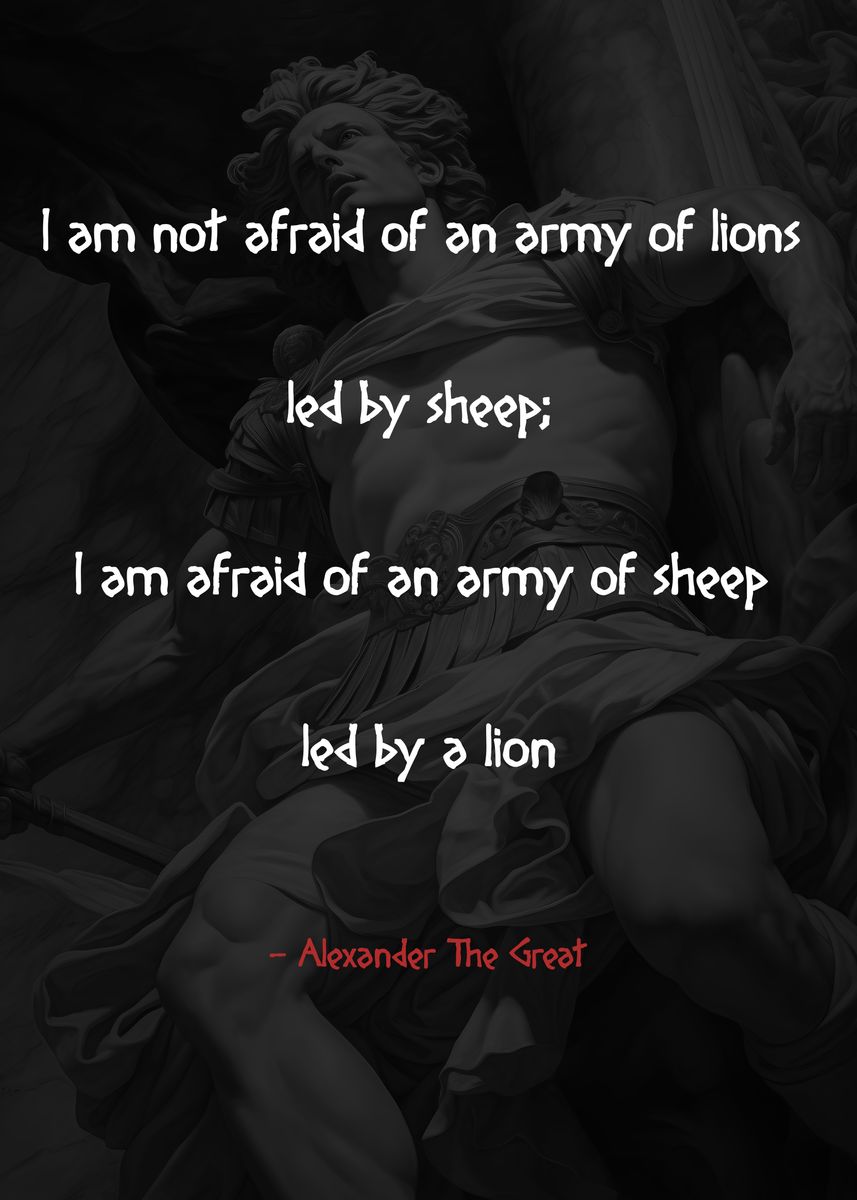 'Be A Lion Motivational' Poster, picture, metal print, paint by ...