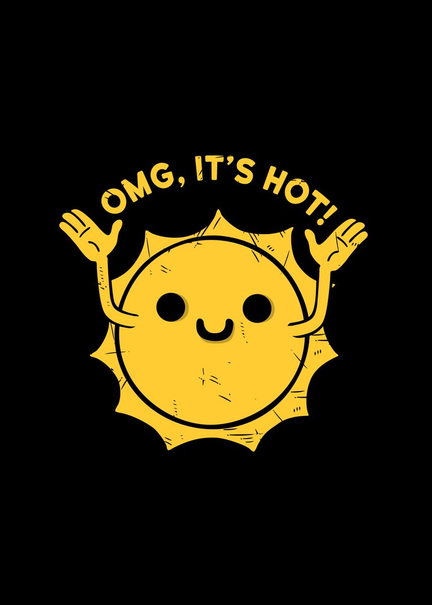 'OMG' Poster, picture, metal print, paint by Melonseta | Displate