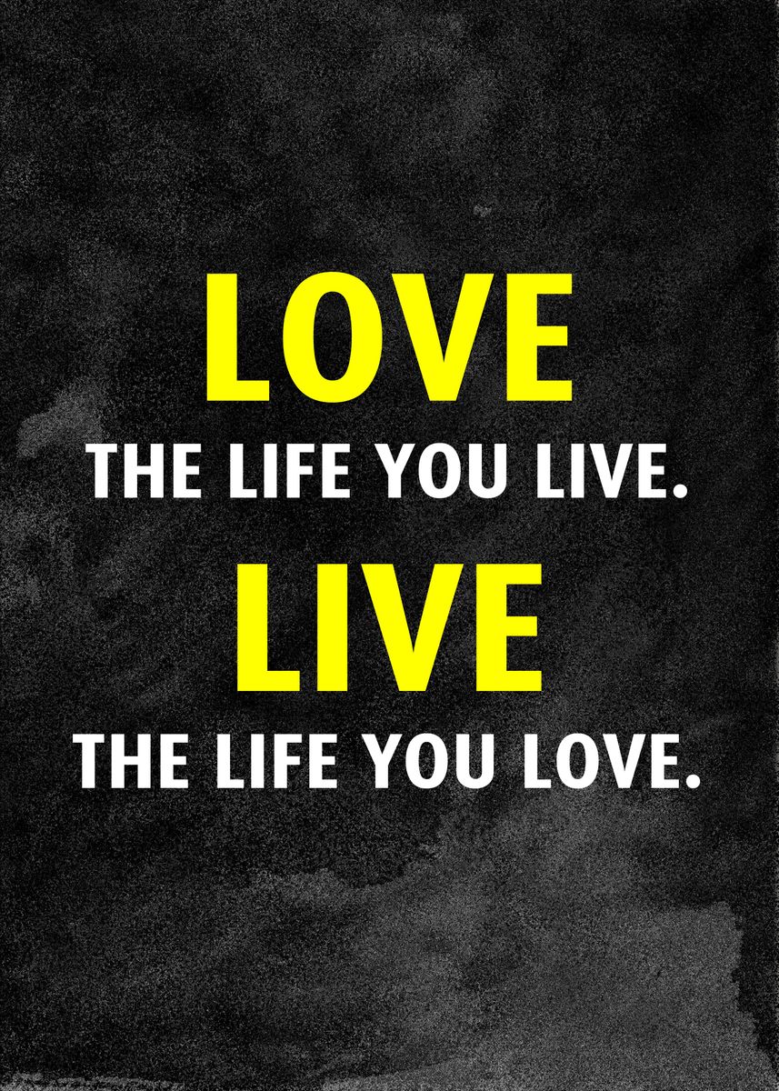 'Motivational Life Quotes' Poster, picture, metal print, paint by Rita ...