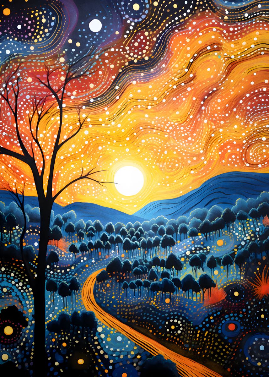 'Celestial Fusion' Poster, picture, metal print, paint by Steel Canvas ...