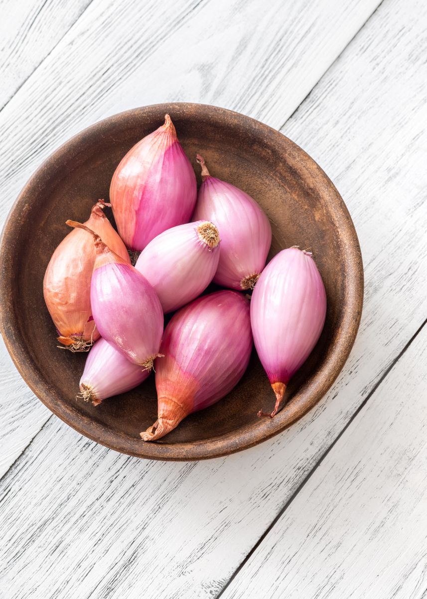 'Bowl of shallots' Poster, picture, metal print, paint by Oleksandr ...