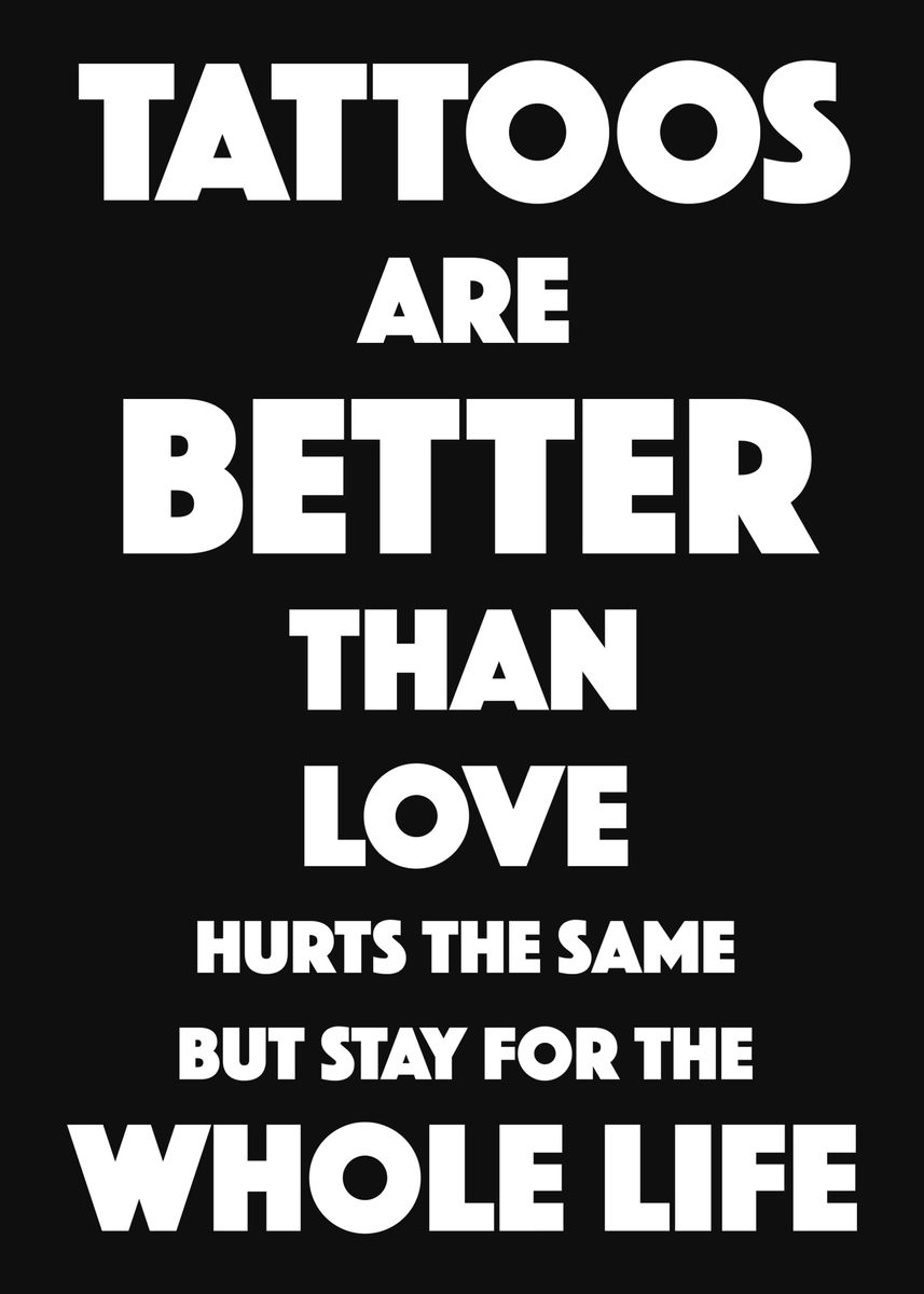 'The Tattoos' Poster by Colorize Studio | Displate