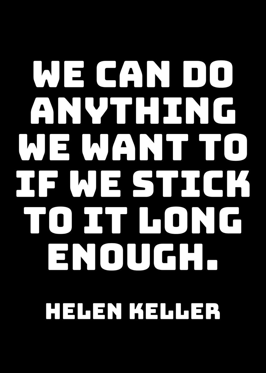 'Motivational Quotes' Poster, picture, metal print, paint by Nami Kulo ...