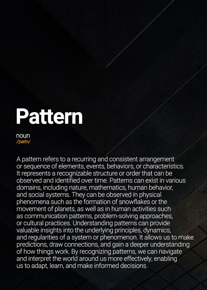 'Pattern' Poster by Mr Penguin | Displate