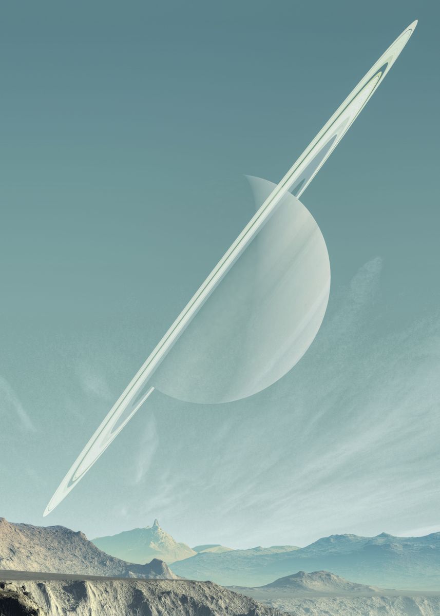 'Rings of Saturn' Poster, picture, metal print, paint by Sam Brady ...