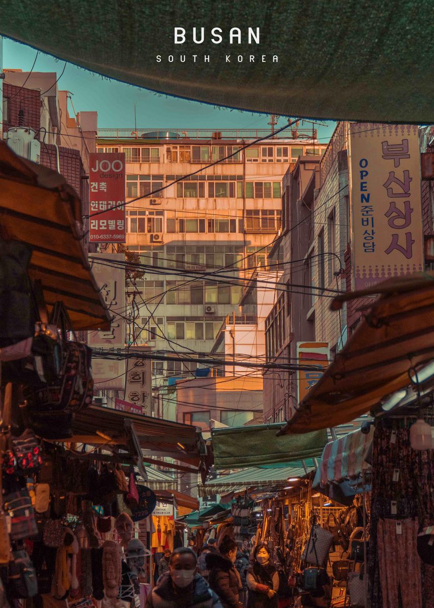 'Busan ' Poster by Big City | Displate