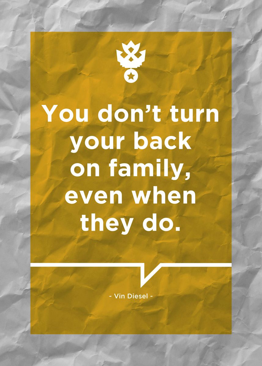 'Motivational Family Quotes' Poster, picture, metal print, paint by ...