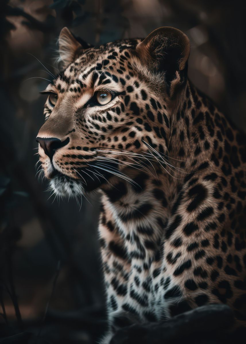 'Elegant leopard' Poster by Zooscape Wildlife | Displate