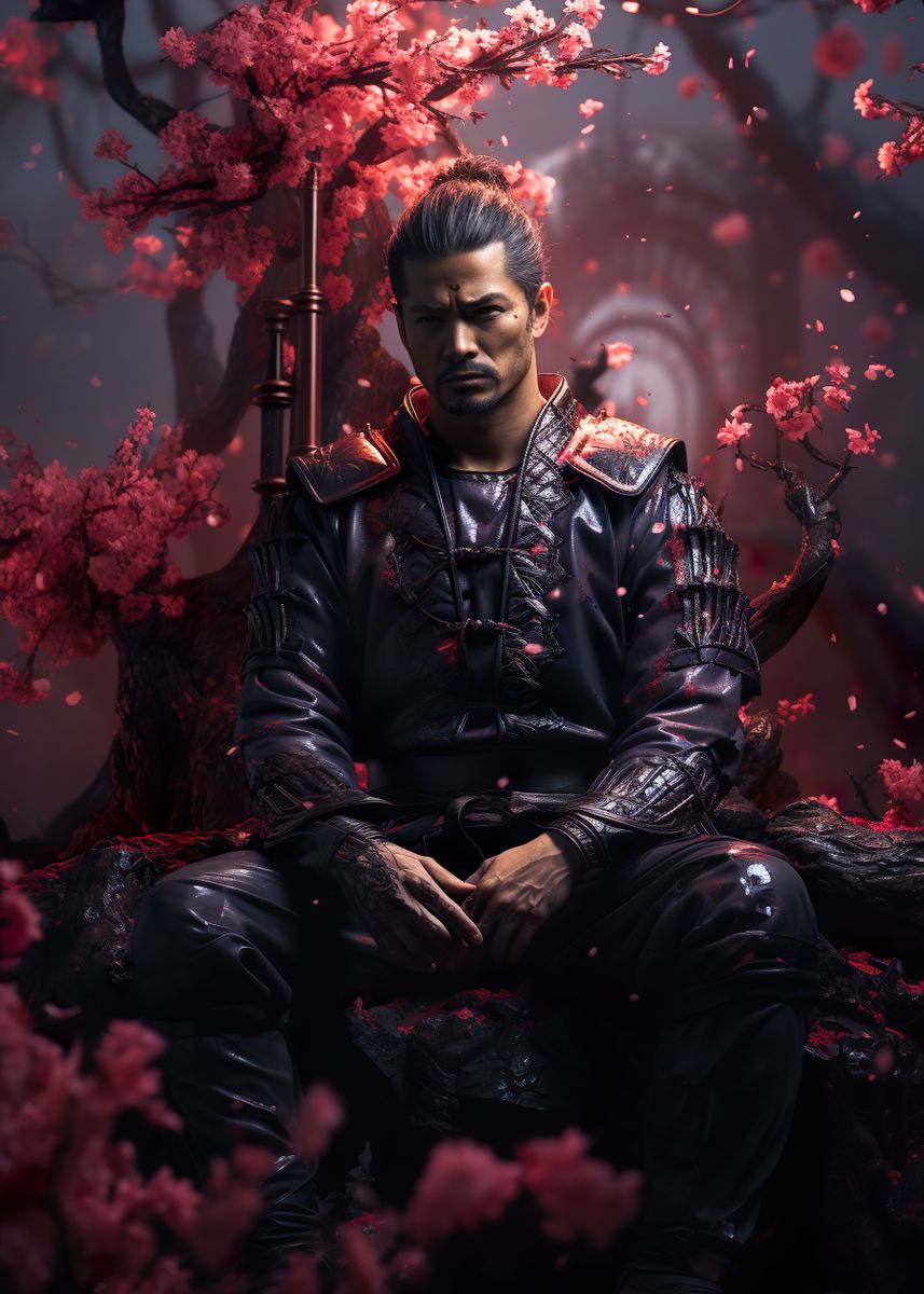 'Epic Japanese Samurai ' Poster, picture, metal print, paint by ...